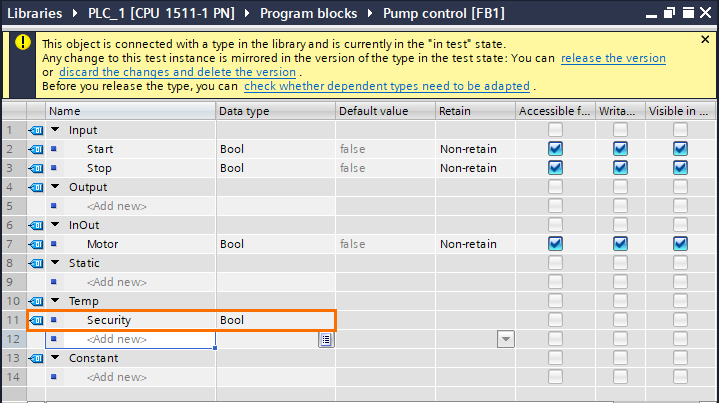 Working with Libraries in Siemens TIA Portal - PLC Programming