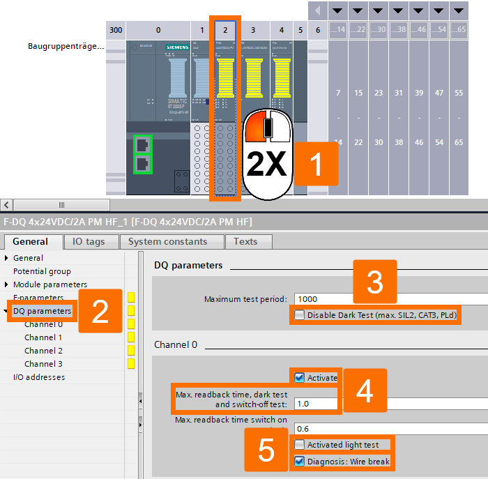 Generating Analog Output Signal for Fail-Safe System in Siemens TIA Portal