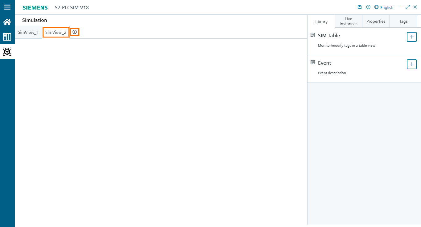 Siemens PLCSIM’s New Interface in TIA Portal V18