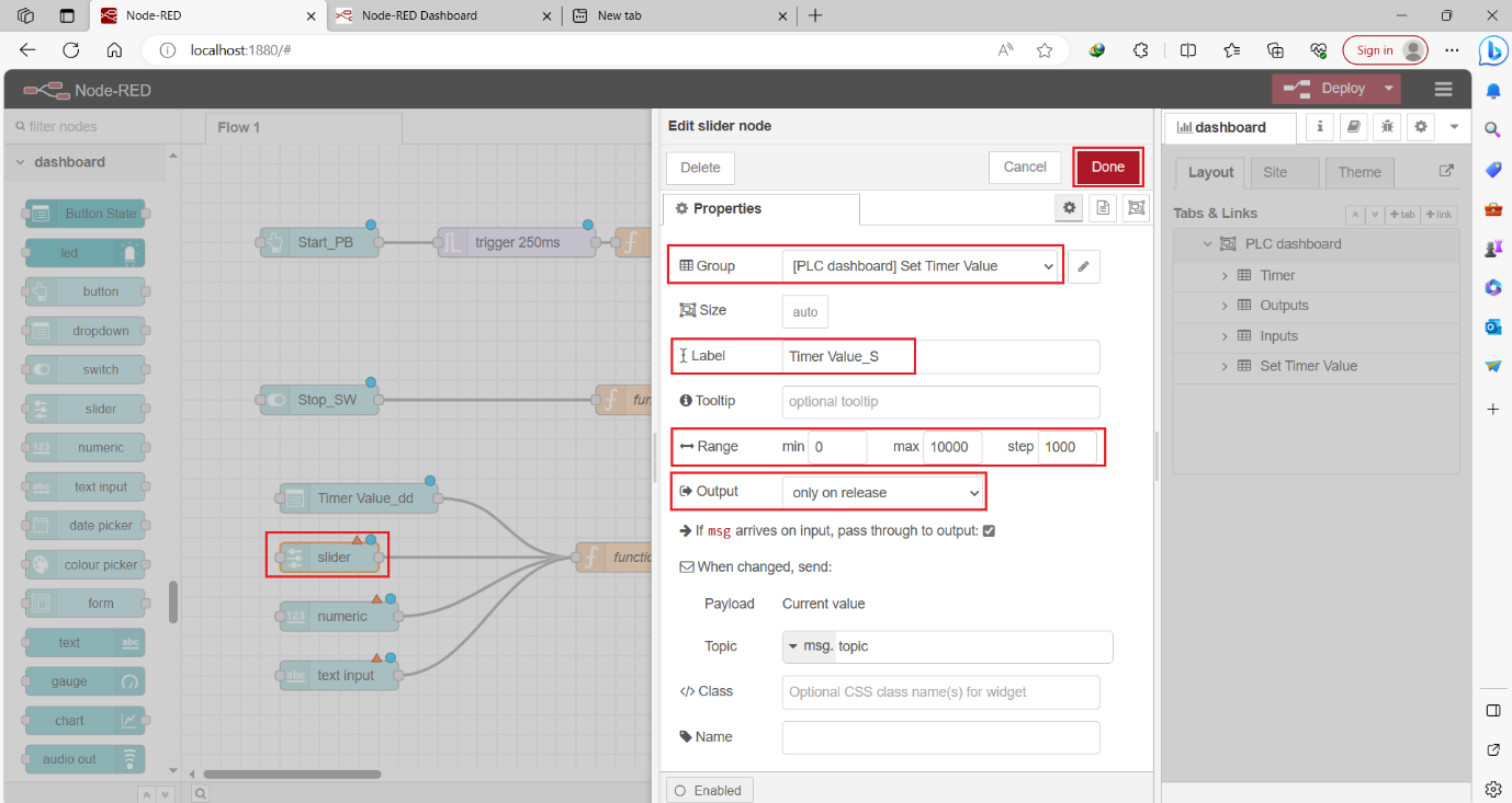 Siemens TIA Portal PLC Dashboard using Node-RED: A Step-by-Step Tutorial