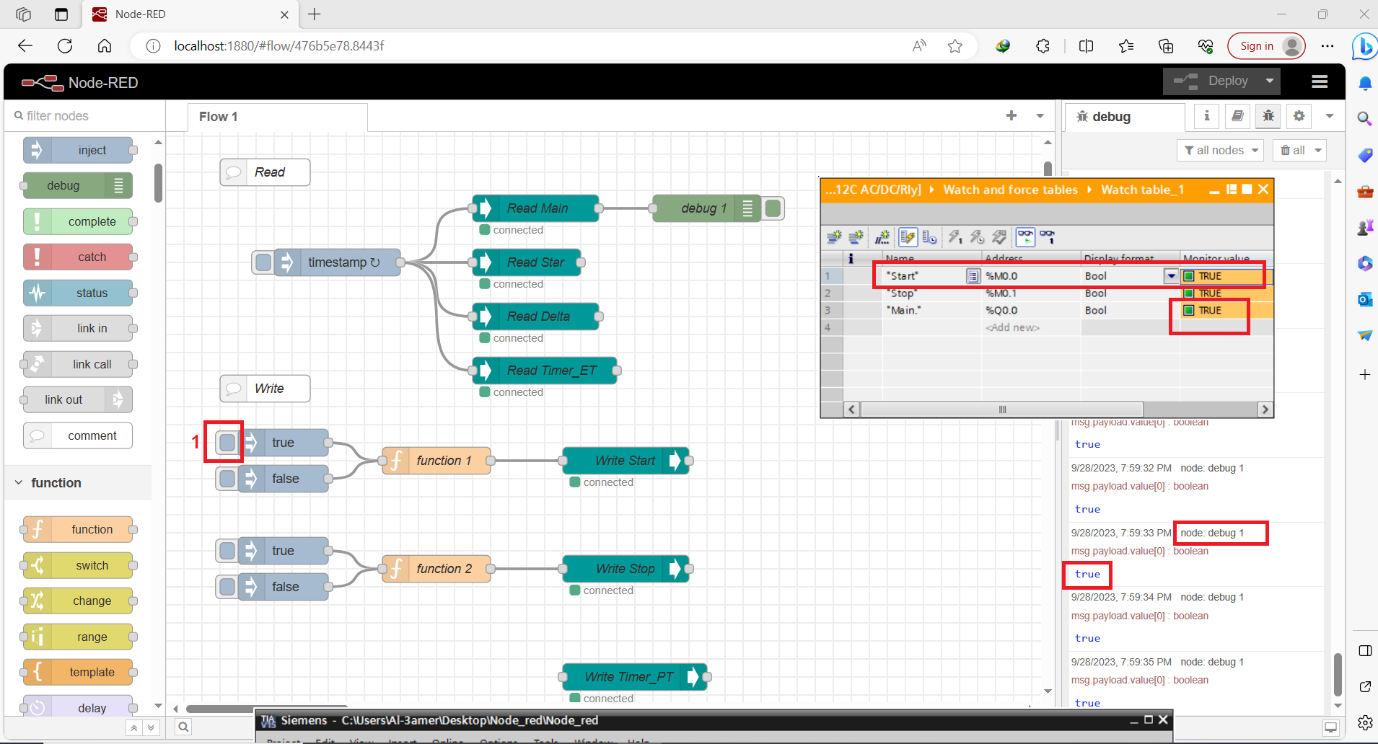 Siemens TIA Portal PLC Dashboard using Node-RED: A Step-by-Step Tutorial