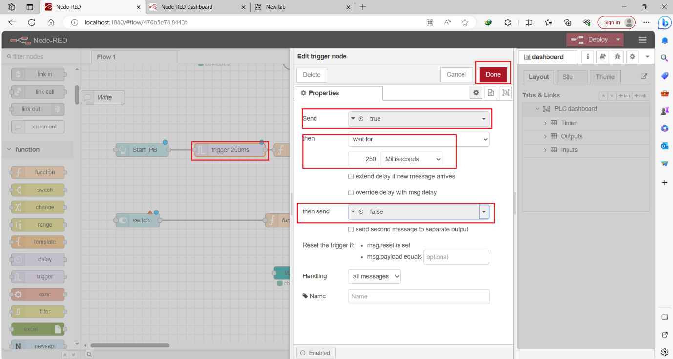 Siemens TIA Portal PLC Dashboard using Node-RED: A Step-by-Step Tutorial