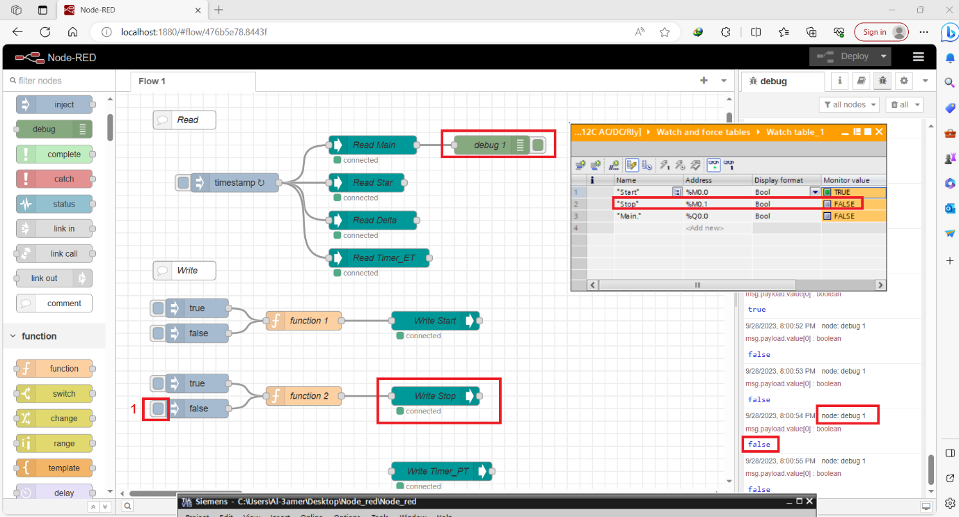 Siemens TIA Portal PLC Dashboard using Node-RED: A Step-by-Step Tutorial