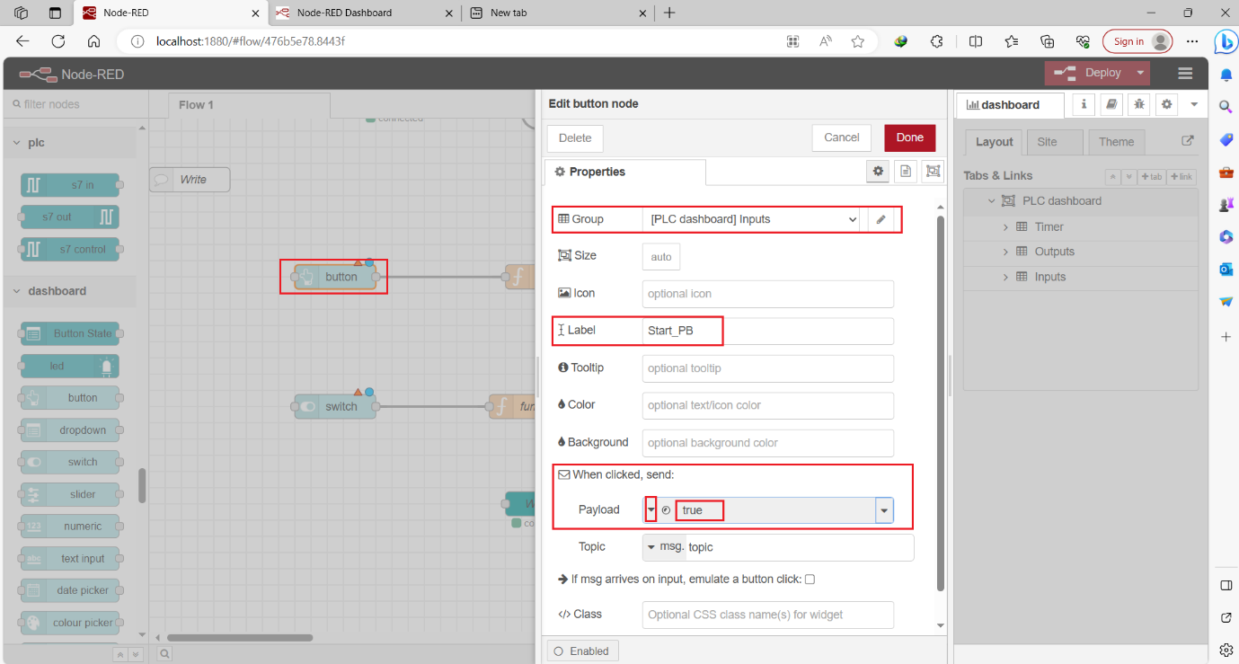 Siemens TIA Portal PLC Dashboard using Node-RED: A Step-by-Step Tutorial