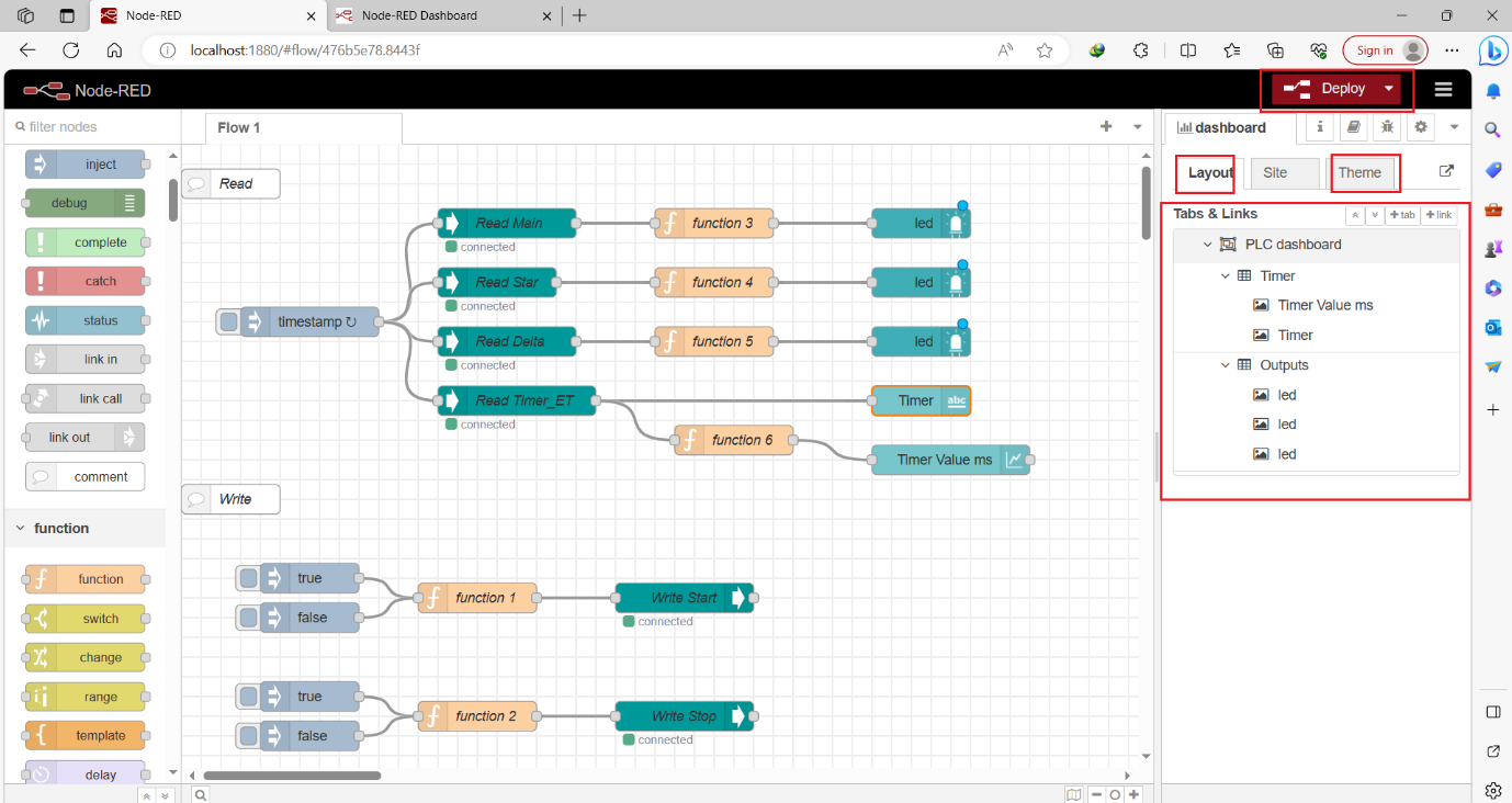 Siemens TIA Portal PLC Dashboard using Node-RED: A Step-by-Step Tutorial