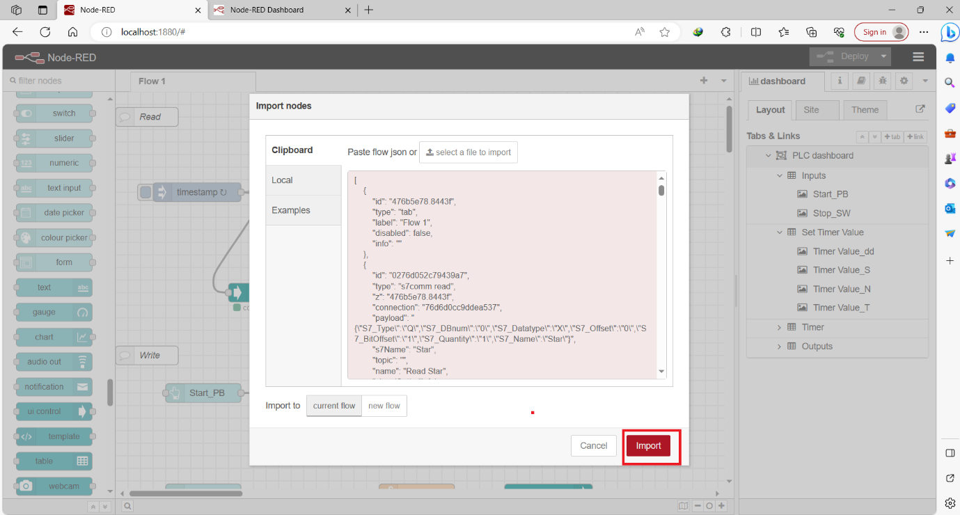 Siemens TIA Portal PLC Dashboard using Node-RED: A Step-by-Step Tutorial