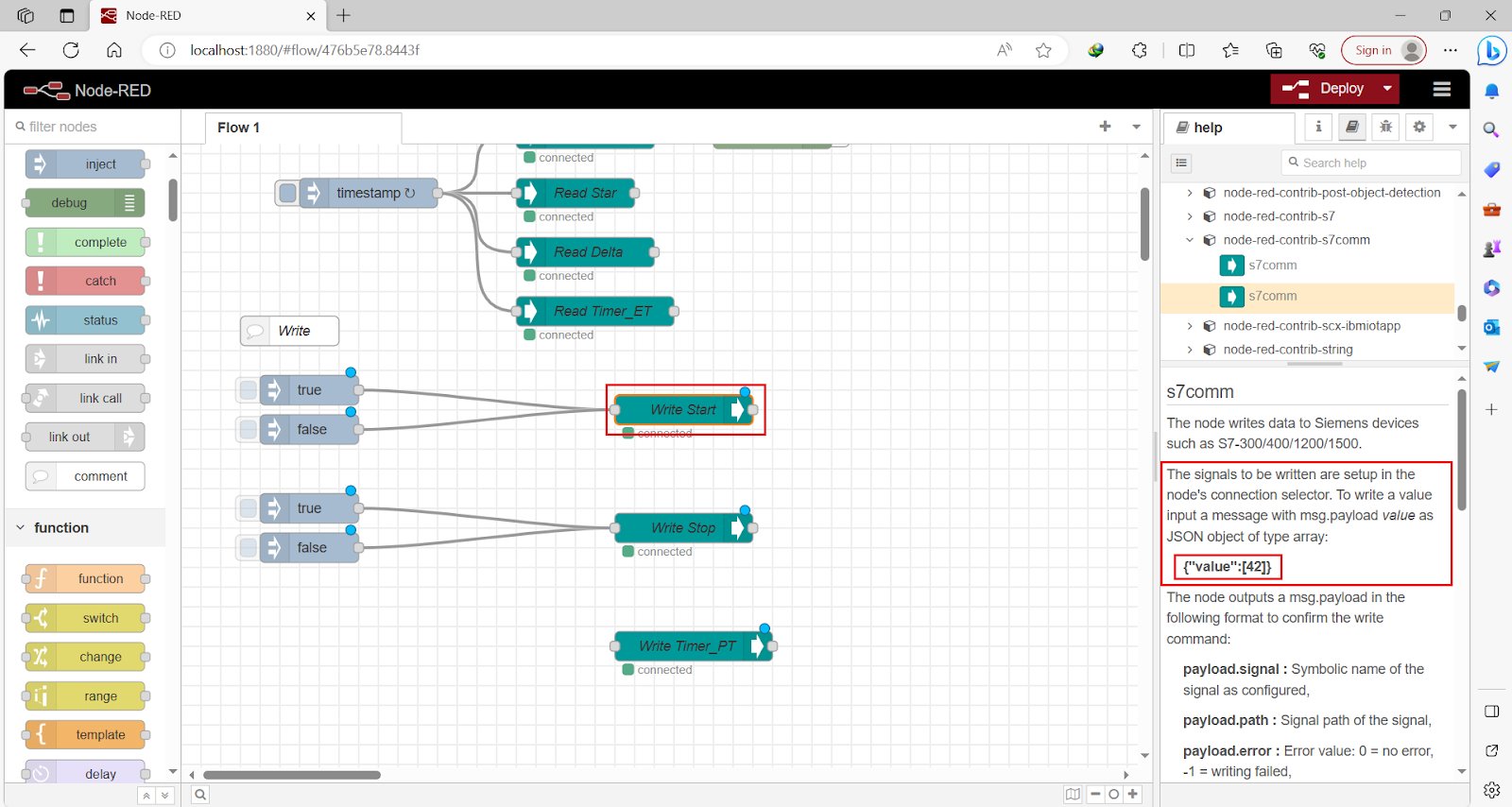 Siemens TIA Portal PLC Dashboard using Node-RED: A Step-by-Step Tutorial