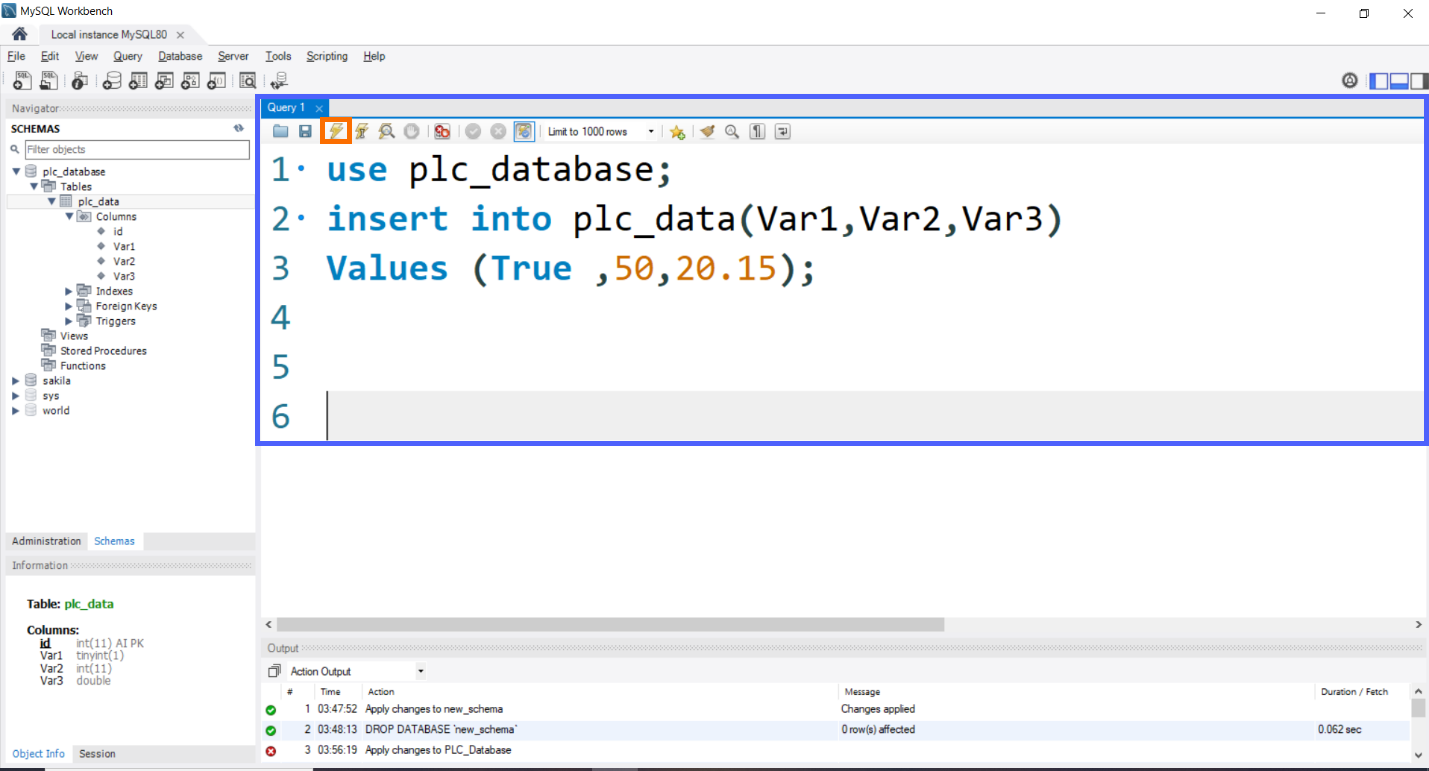 Storing PLC Data in a Database and Excel Sheets Using Node-RED