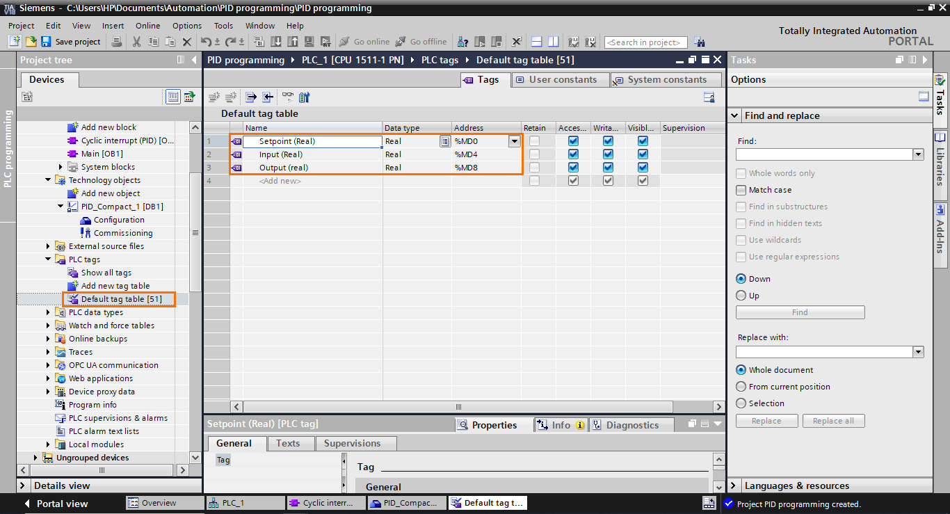An Introduction to PID Programming in Siemens TIA Portal