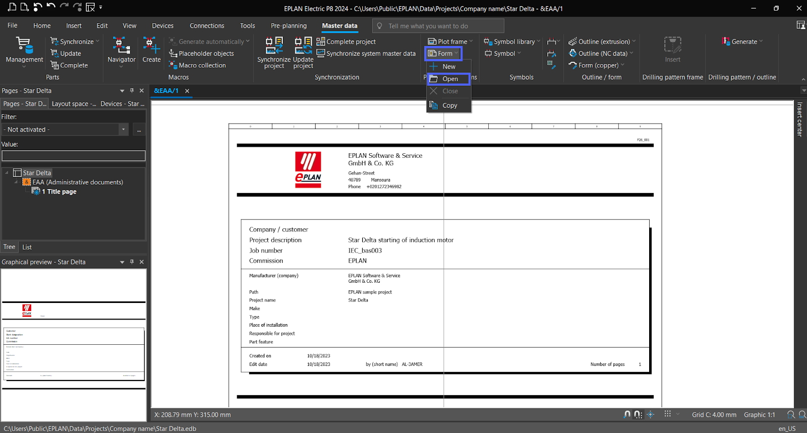 Getting Started With EPLAN - How to Layout a Basic Electrical Panel Diagram