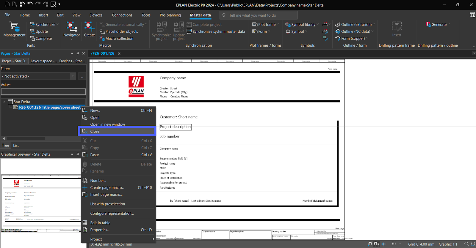 Getting Started With EPLAN - How to Layout a Basic Electrical Panel Diagram