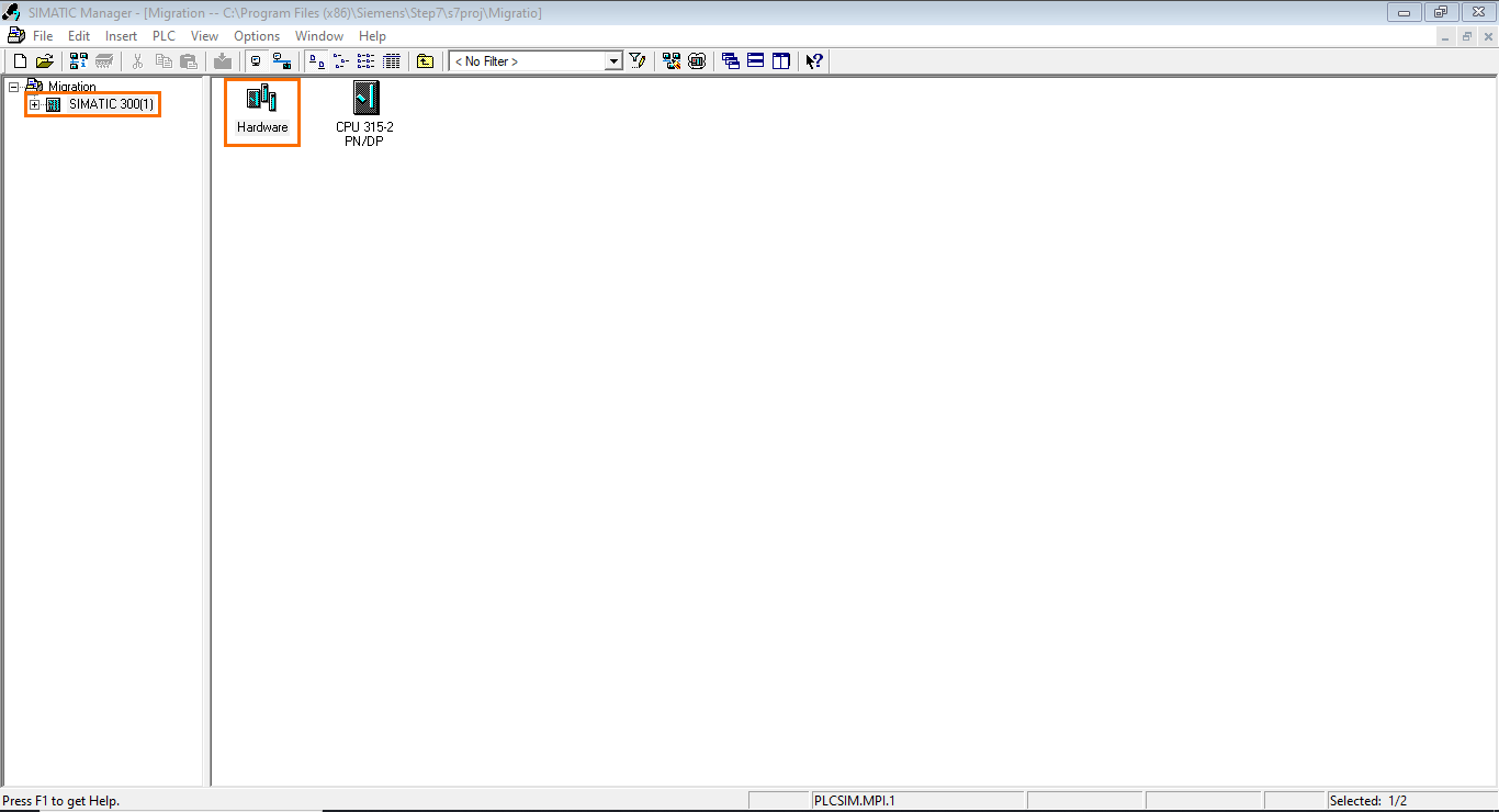 Siemens S7-300 to S7-1500 PLC migration using SIMATIC Manager and TIA Portal