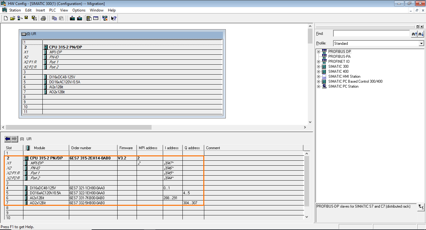 Siemens S7-300 to S7-1500 PLC migration using SIMATIC Manager and TIA ...