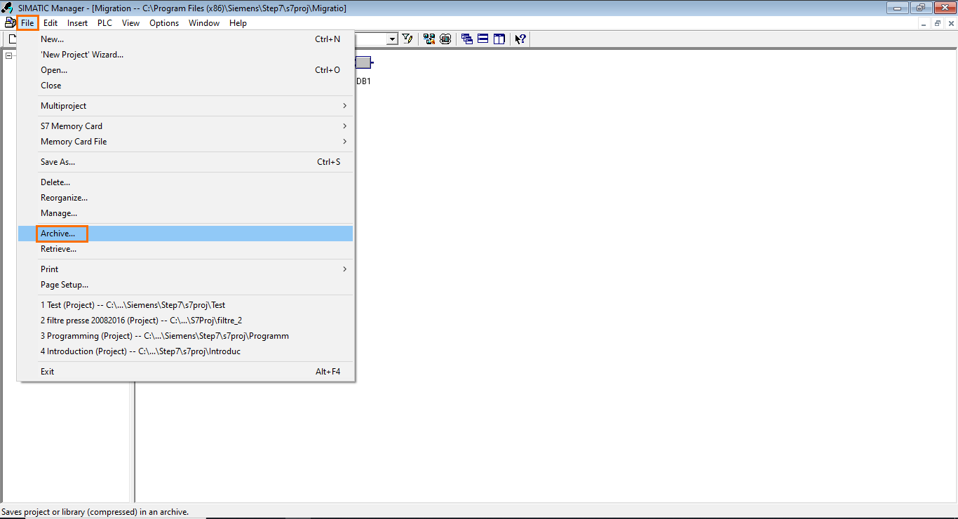 Siemens S7-300 to S7-1500 PLC migration using SIMATIC Manager and TIA Portal