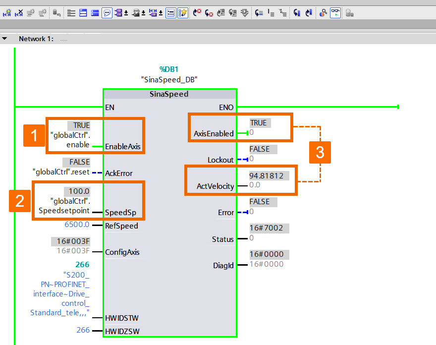 Speed and Position Control of Siemens Servo Drive Using TIA Portal