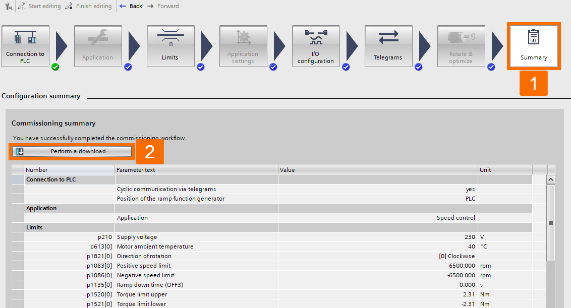 Speed and Position Control of Siemens Servo Drive Using TIA Portal