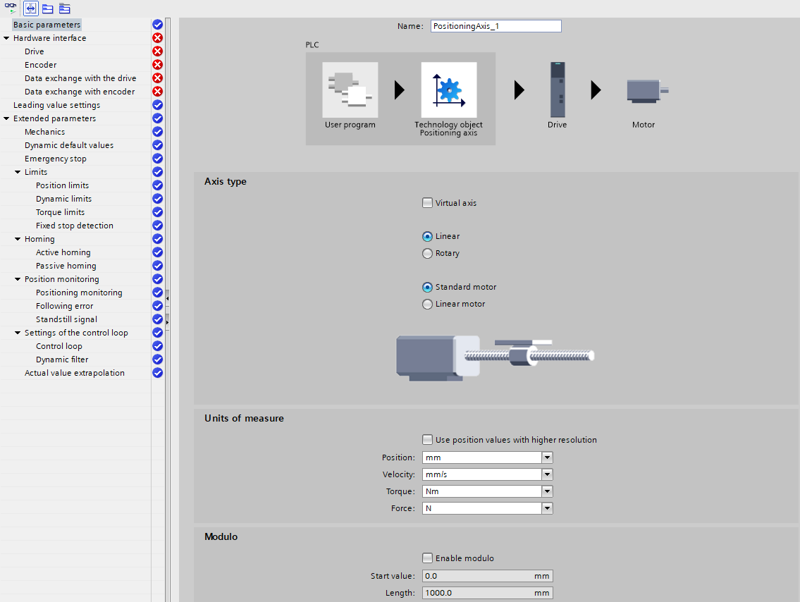 Speed and Position Control of Siemens Servo Drive Using TIA Portal