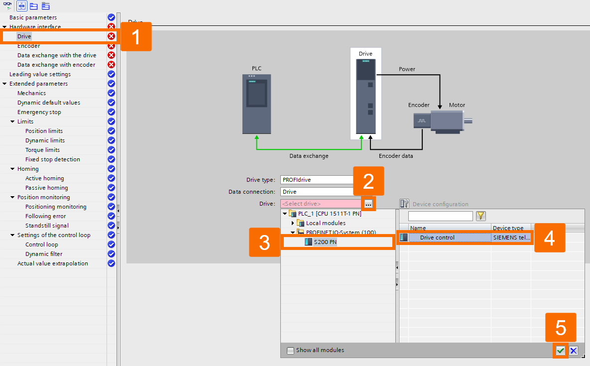 Speed and Position Control of Siemens Servo Drive Using TIA Portal
