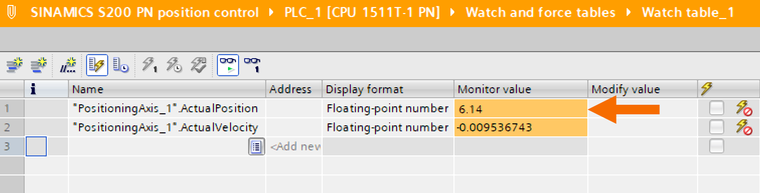Speed and Position Control of Siemens Servo Drive Using TIA Portal