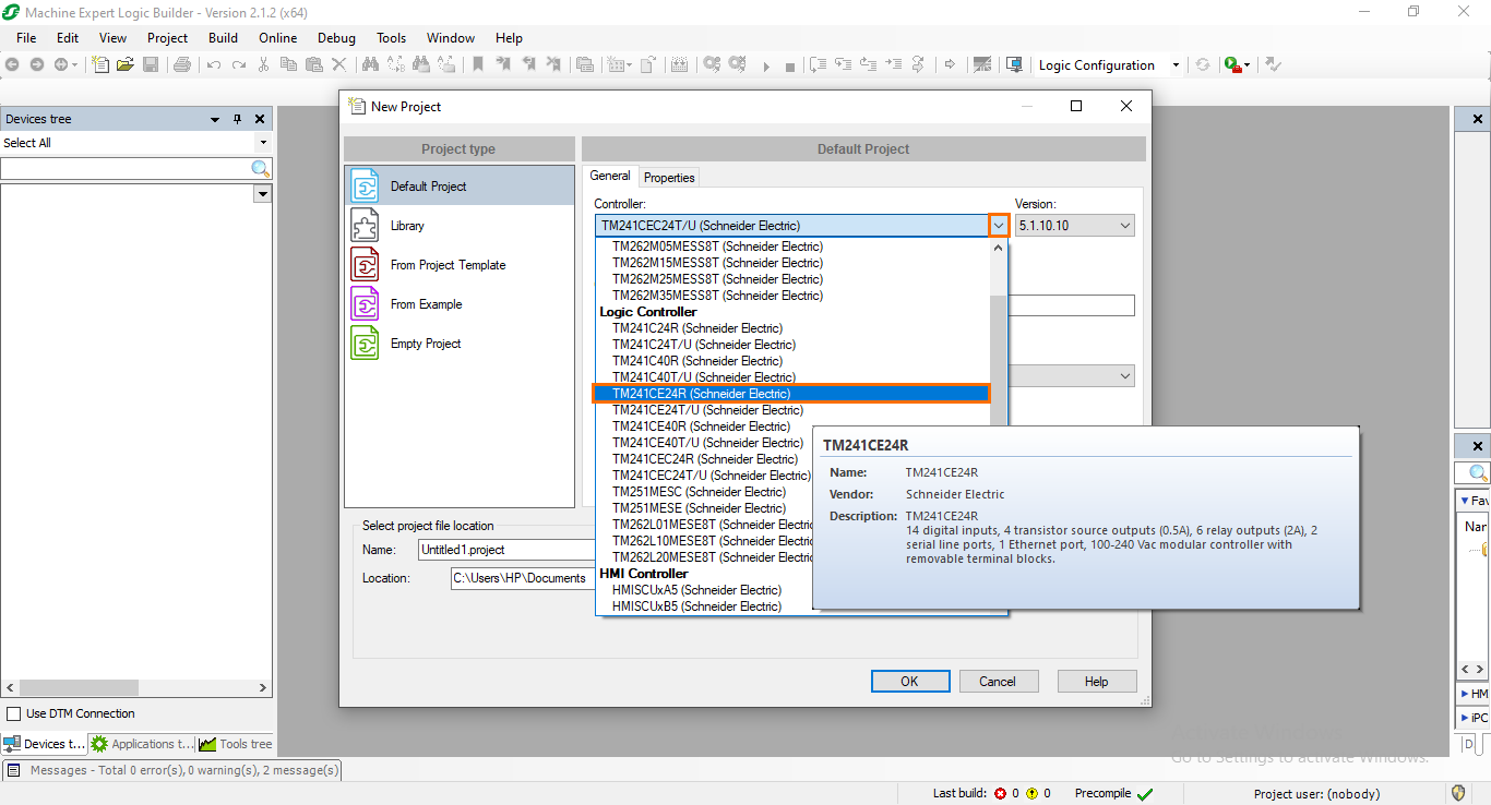 PLC Programming Using Schneider Electric’s Machine Expert
