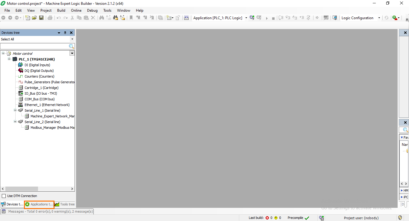 PLC Programming Using Schneider Electric’s Machine Expert