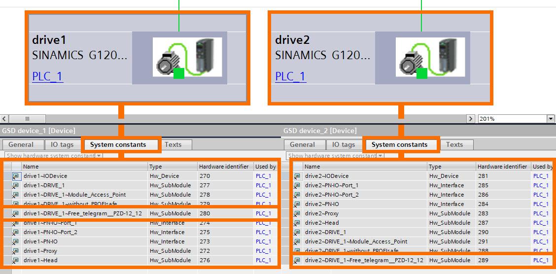Siemens G120X/XA Drive Configuration with HMI Template