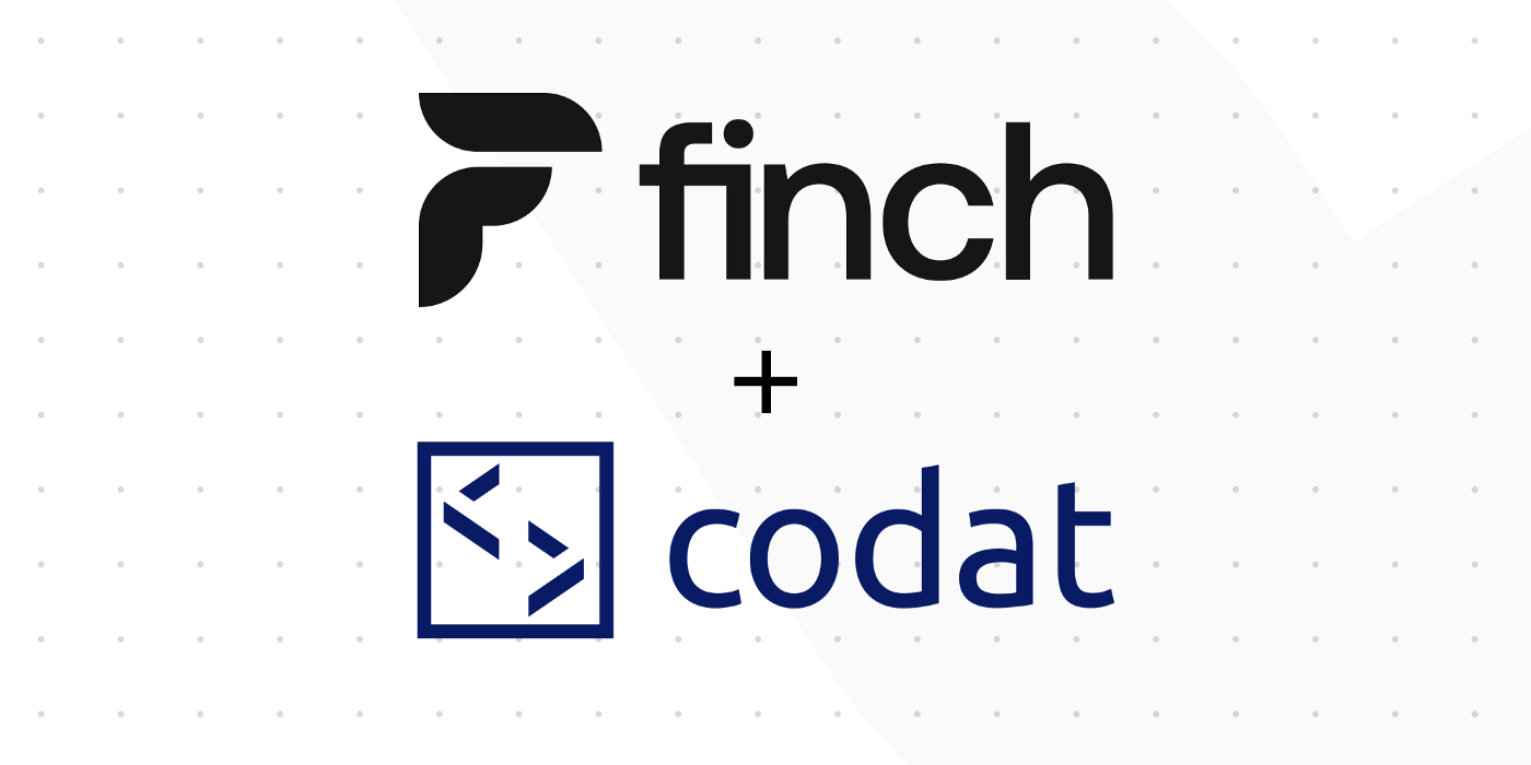 Codat + Finch | Helping Lenders Serve SMBs for PPP Loans | Finch