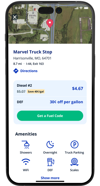Diesel Discount App - Truckers Save Big on Fuel Nationwide