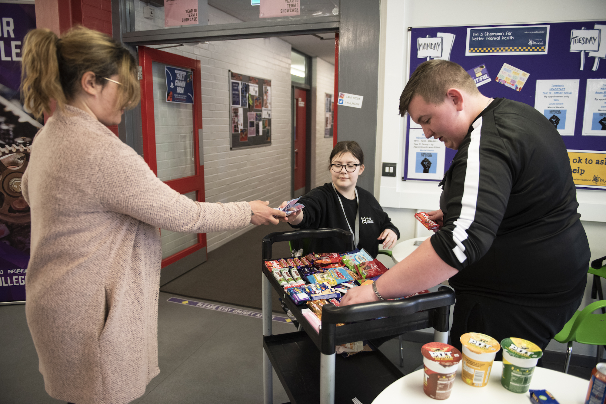 14-16 College Tuck Shop Raising Funds For End of Year Prom