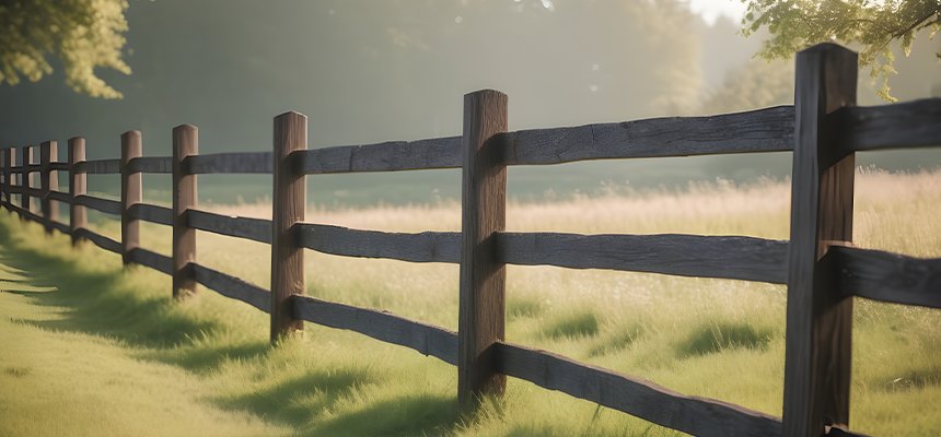 How to Install a 3-Rail Wood Fence [with photos]