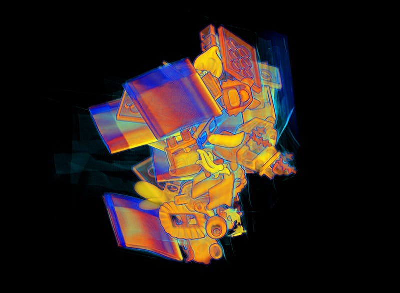 Lego Minifigures CT scans