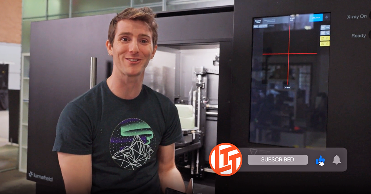 Linus Tech Tips and Lumafield