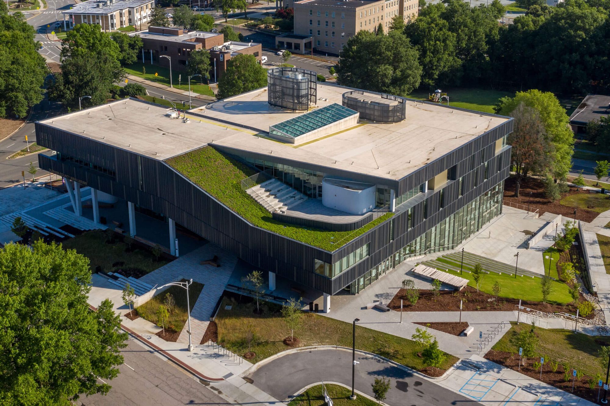 Durham County Library | Government :: Living Roofs Inc.