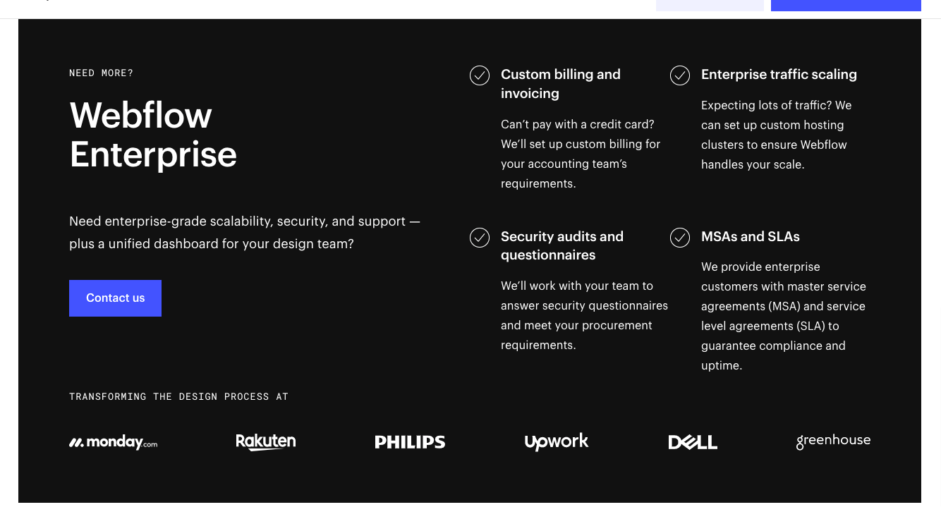 Webflow Pricing: Which Plan Should You Choose? [2023] — Hedrick