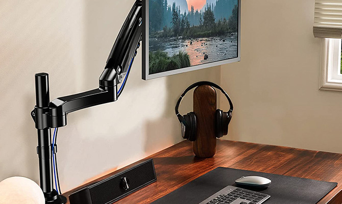 HUANUO Single Monitor Mount – Quick Overview | Let's Review