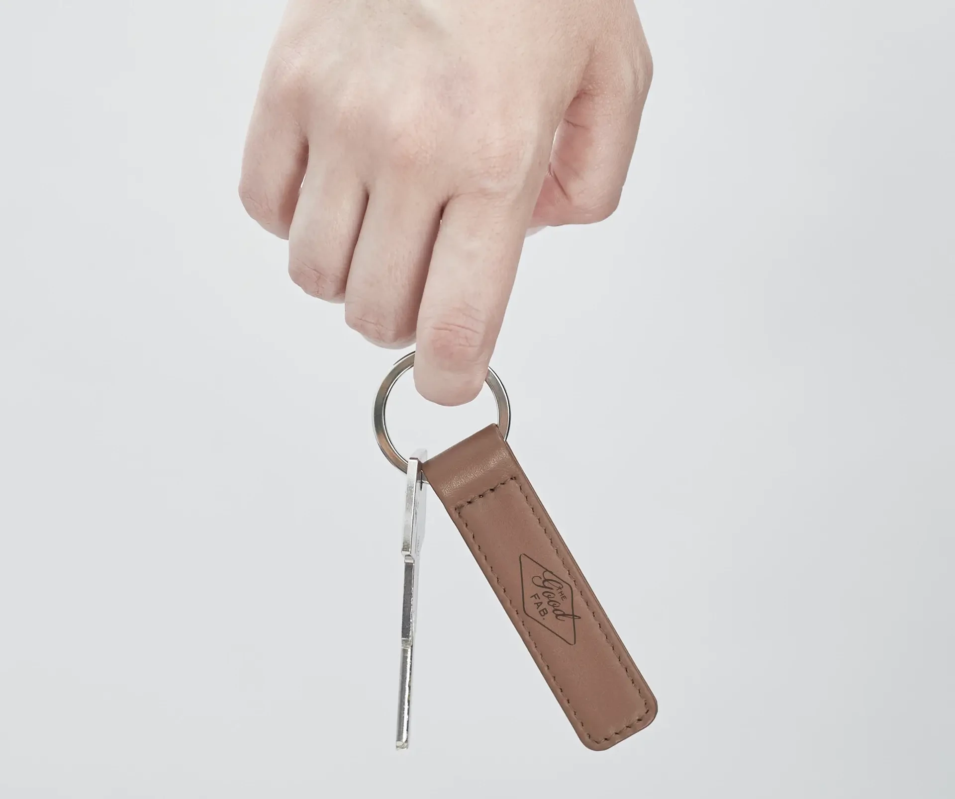 Upcycled personalized key ring | The Good Fab