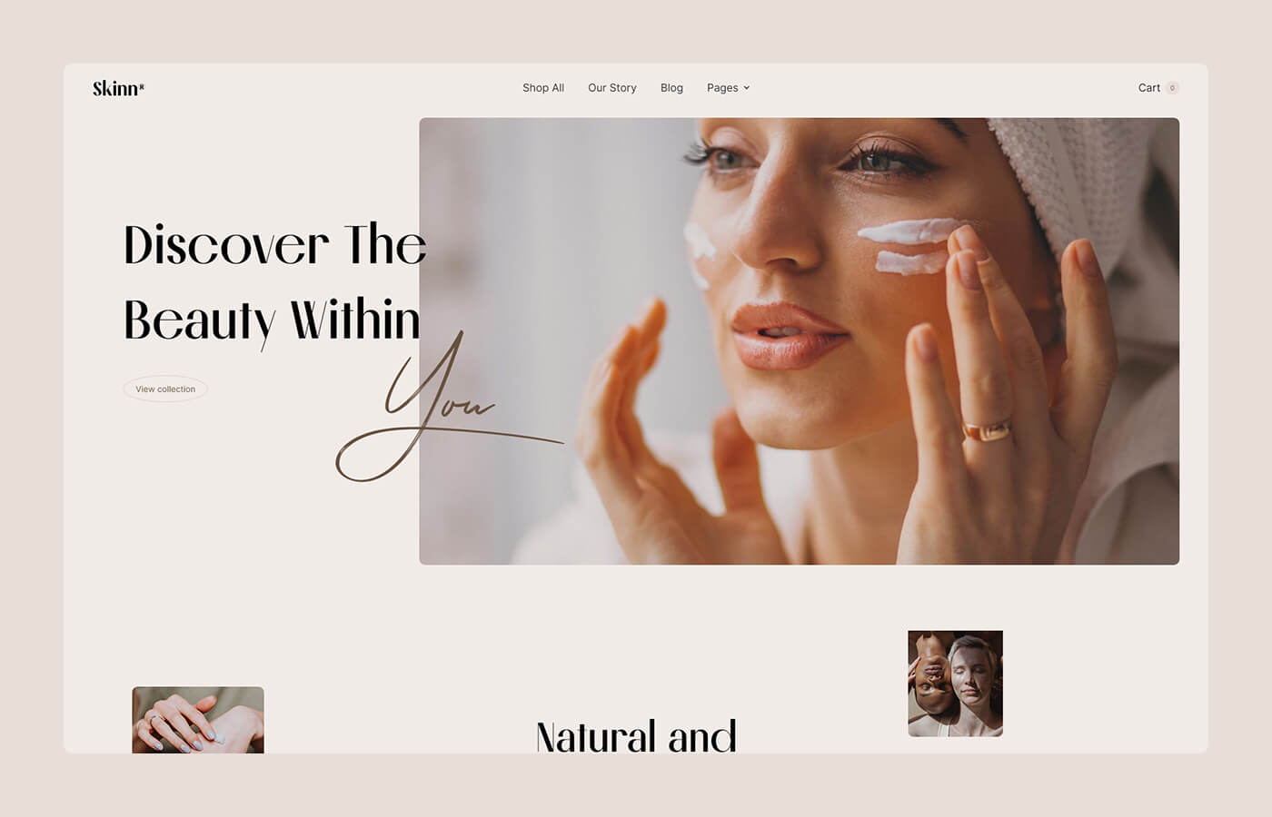 Beauty & Wellness Website Template