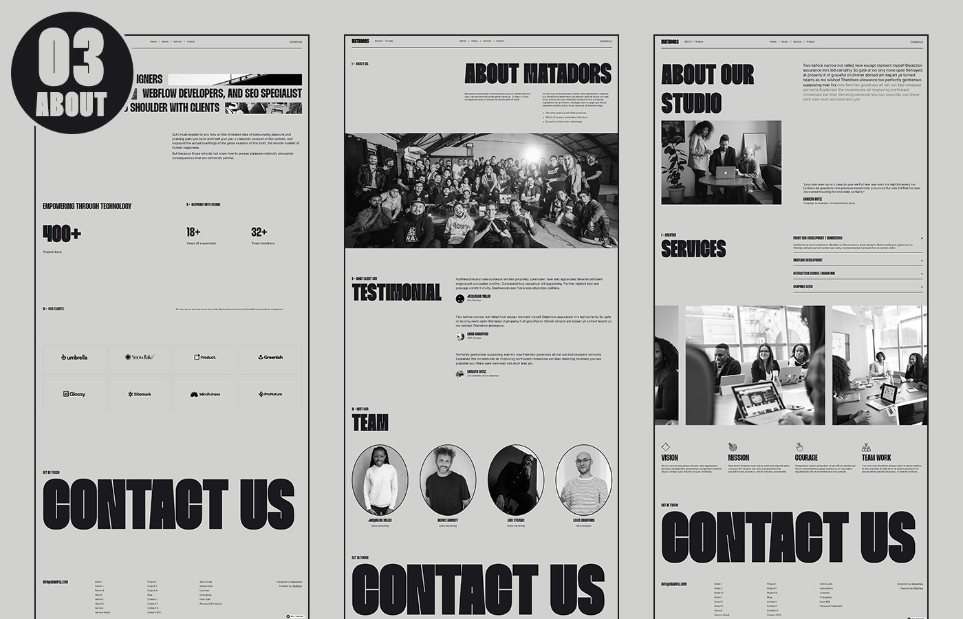 Creative Portfolio Website Template