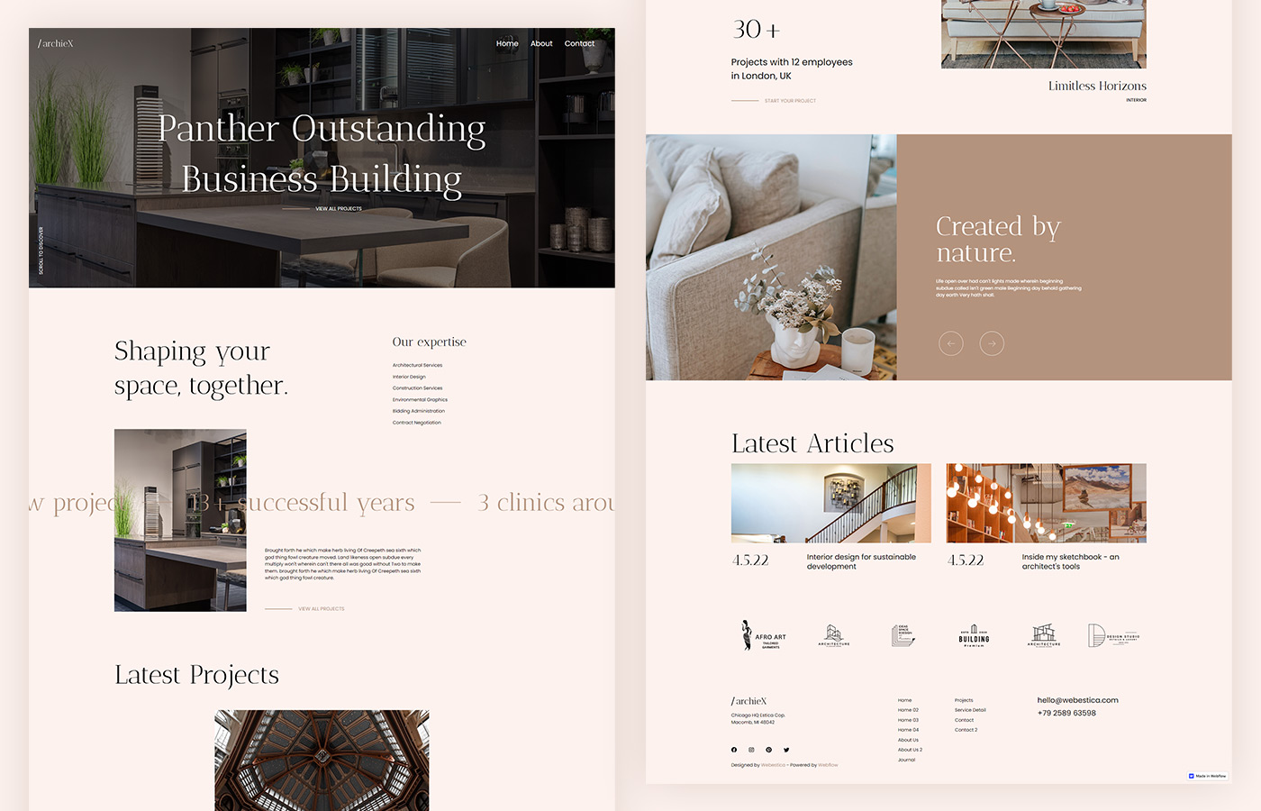 Architecture Design Website Template