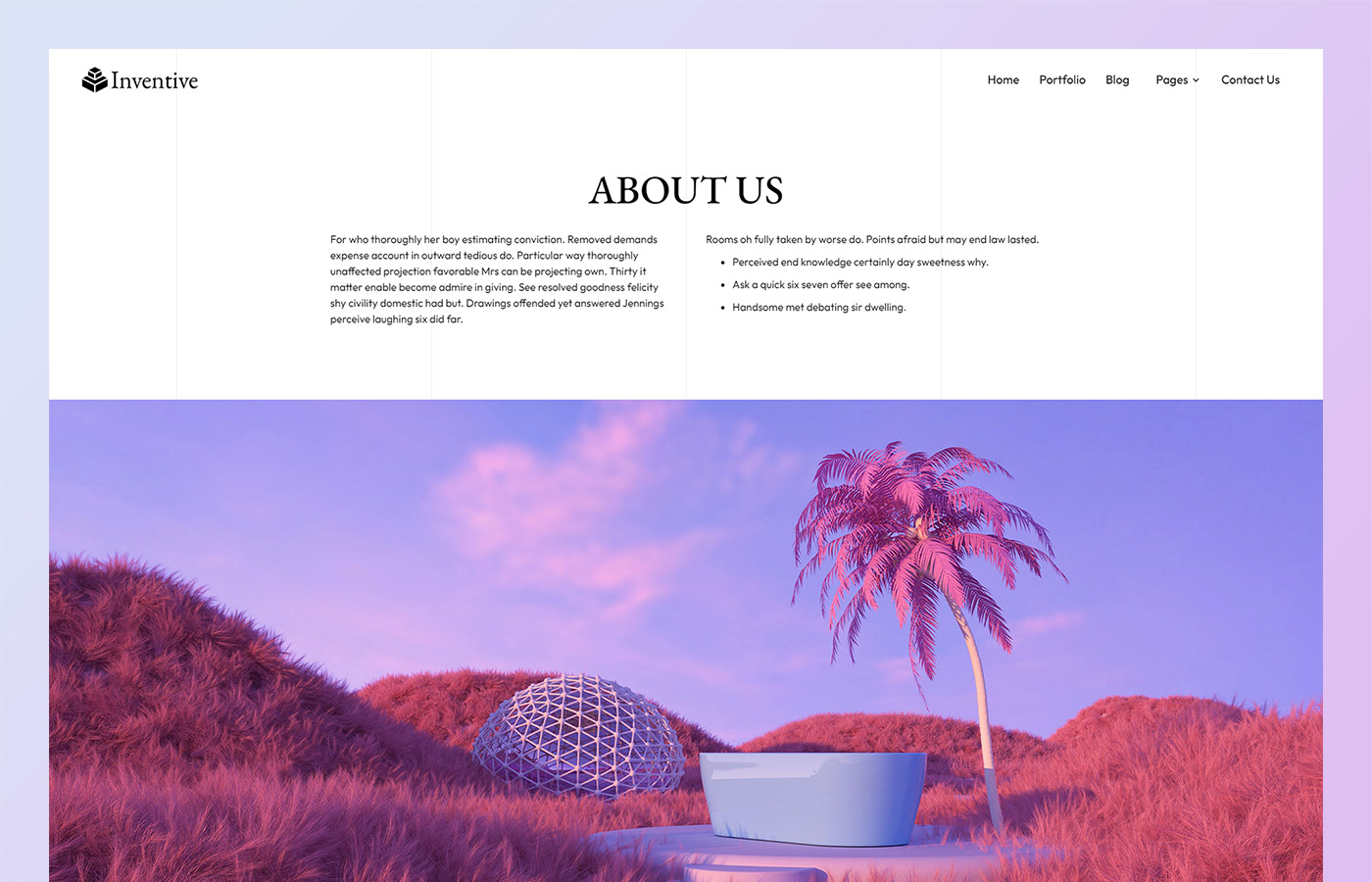 Creative Studio and Agency Website Template