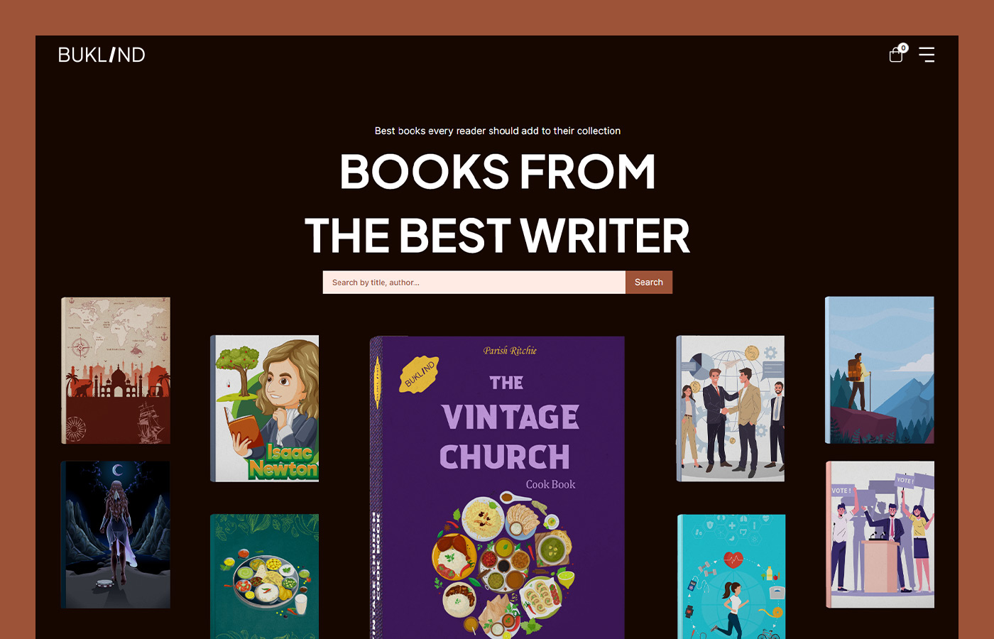 Book Store eCommerce Website Template