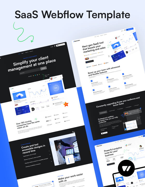 Classic SaaS Website Template