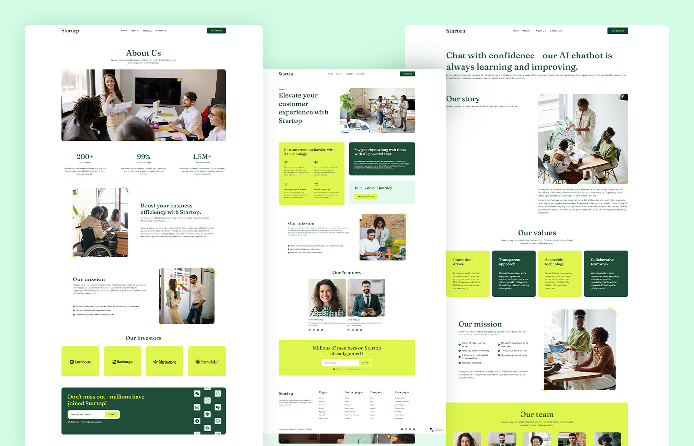 B2B SaaS Website Template