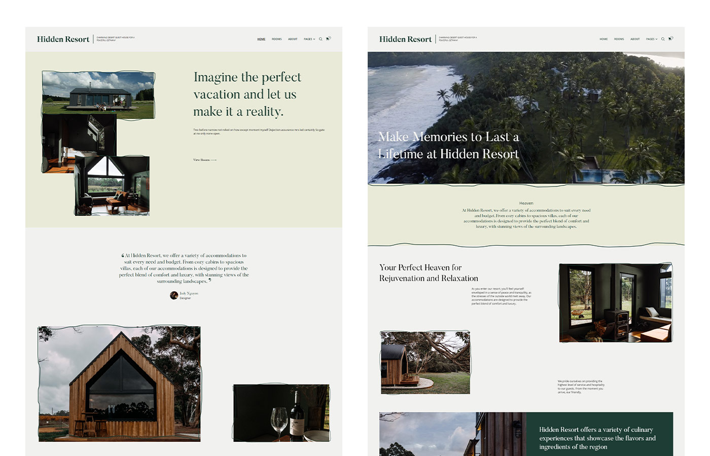 Hotel & Resort Website Template