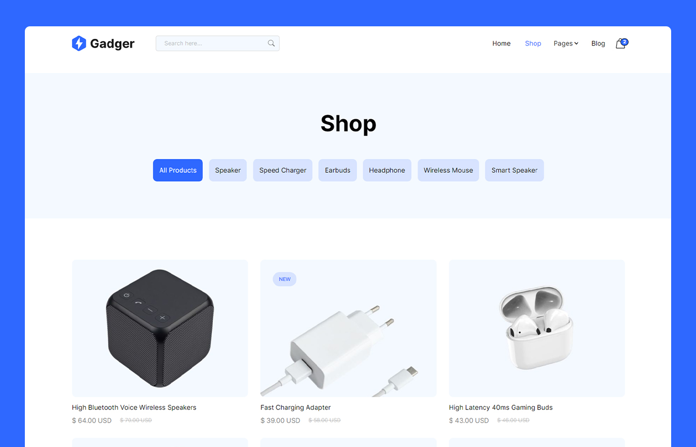 Electronics & Retail eCommerce Template