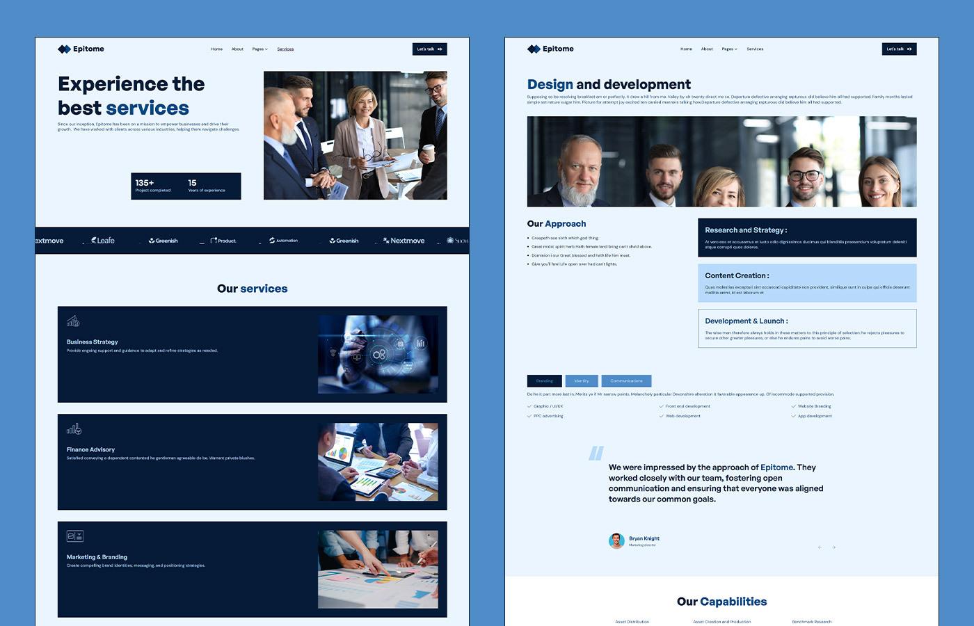 Consulting Website Webflow Template