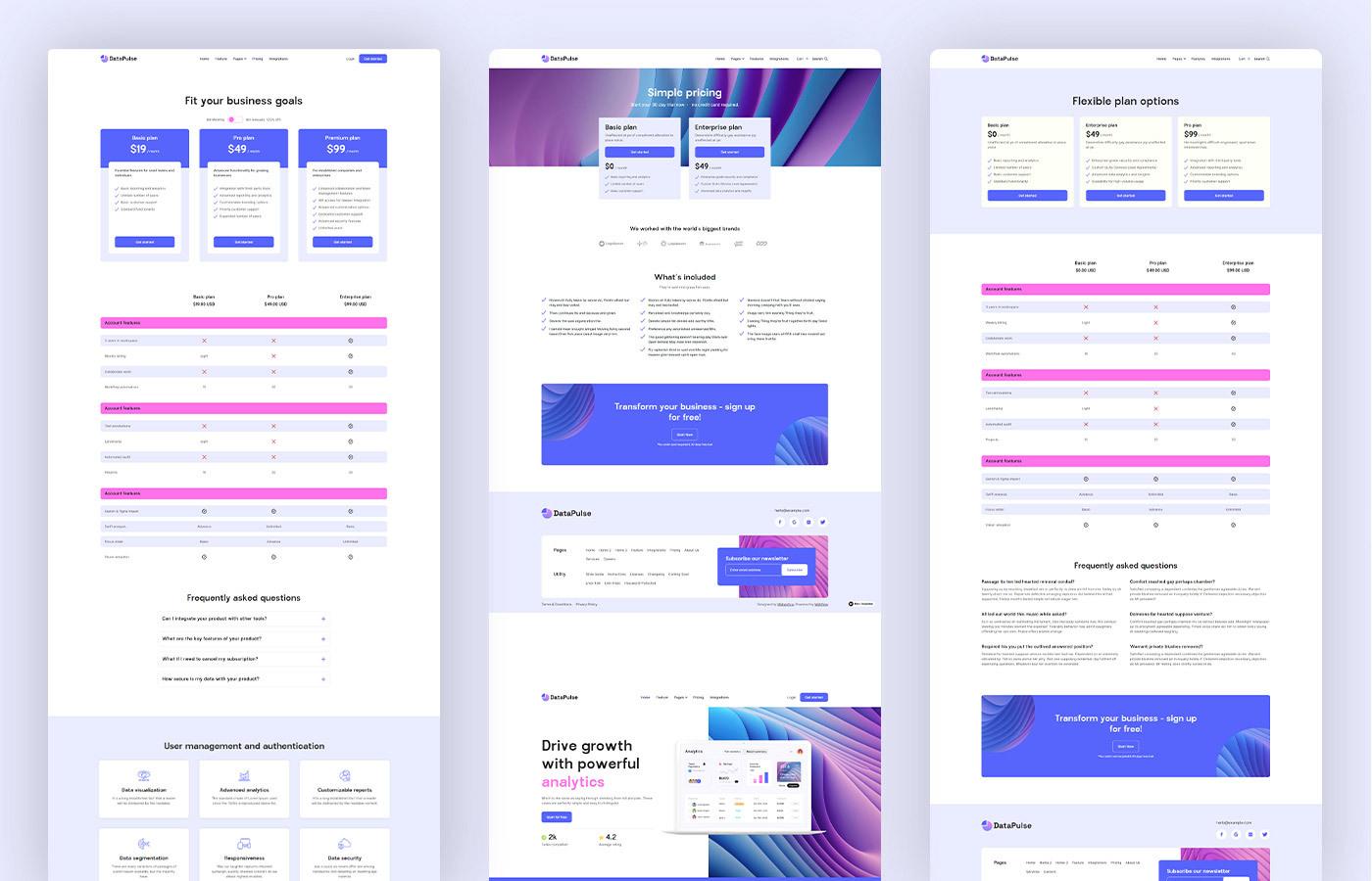 Startup Website Webflow Template