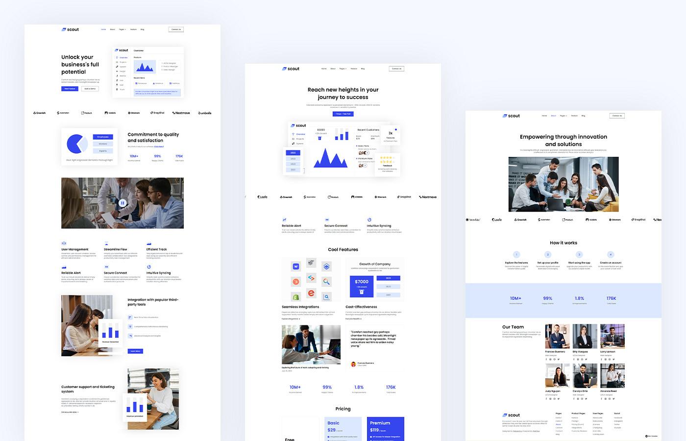 SaaS MVP Website Template
