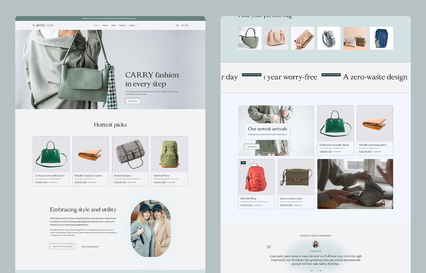 Accessories Webflow eCommerce Template