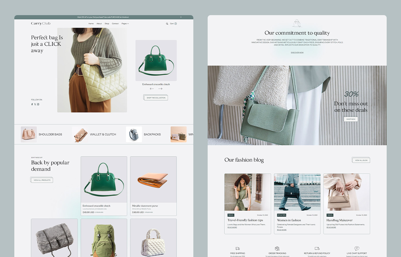 Accessories Webflow eCommerce Template